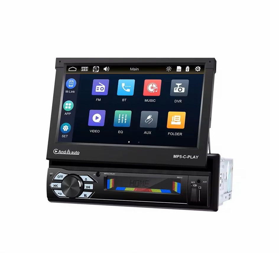 Navigatie MP5 player 1DIN, Ecran retractabil electric de la buton, Win ...