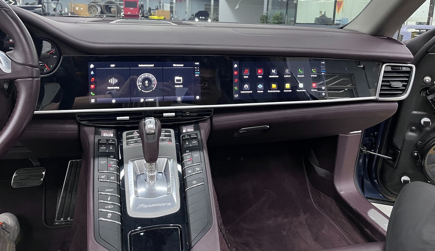 Navigație Porsche Panamera (2009-2016), Ecran Dual Screen 12.3 + 11.4 ...